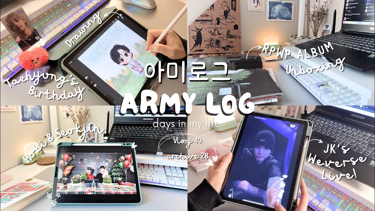 아미로그 | my army-log ~ archive for 태태 | Taehyung’s Birthday 🎂💜 drawing ...