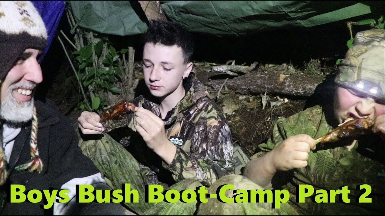 Boys Bush Boot Camp. Part 2 - YouTube