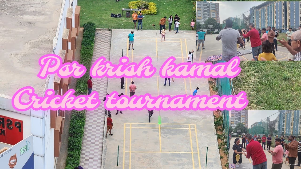 Psr Krish kamal Cricket tournament Finals !! #bangalore #apartments # ...