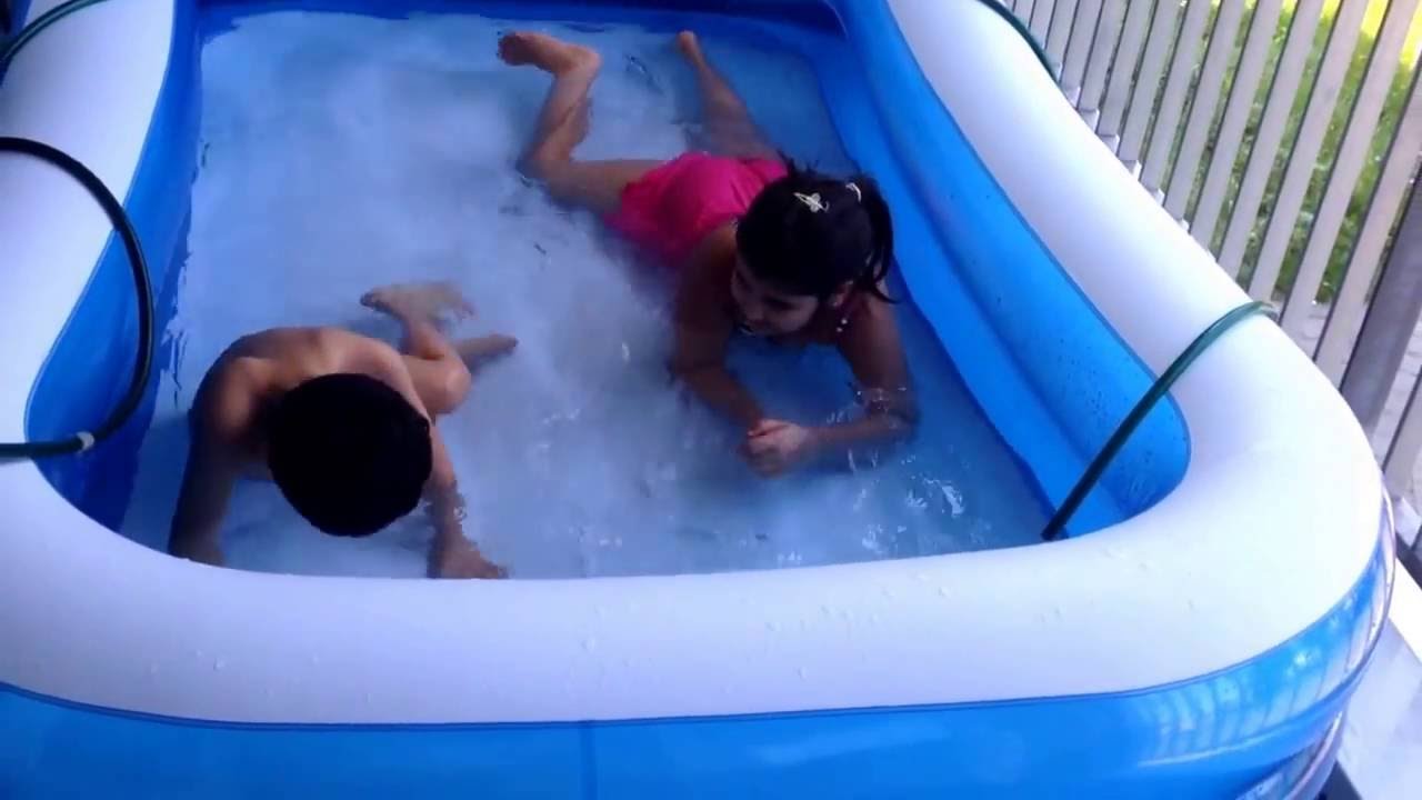 Evde havuz keyfi - YouTube