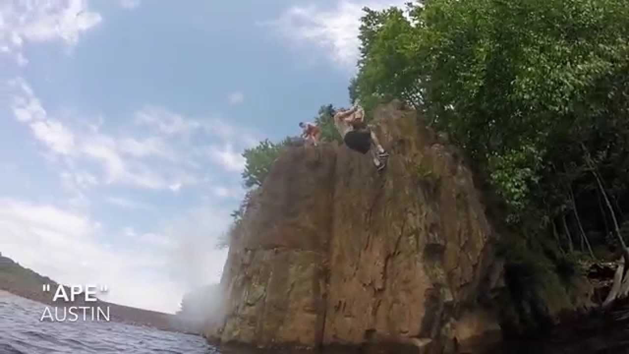 A Day At The Res | Cliff Jumping Berlin, CT - YouTube