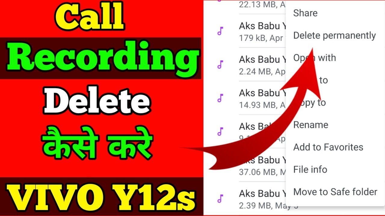 How To Delete Call Recording In Vivo Y12s Vivo Y12s Me Call Recording Kaise Delete Kare YouTube how-to-delete-call-recording-in-vivo-y12s-vivo-y12s-me-call-recording-kaise-delete-kare-youtube