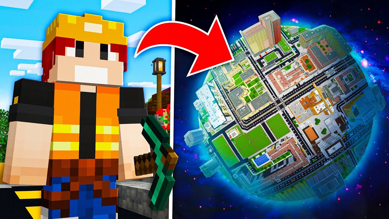 COMEÇARAM AS OBRAS DA MAIOR CIDADE DO MINECRAFT - Pandora - YouTube