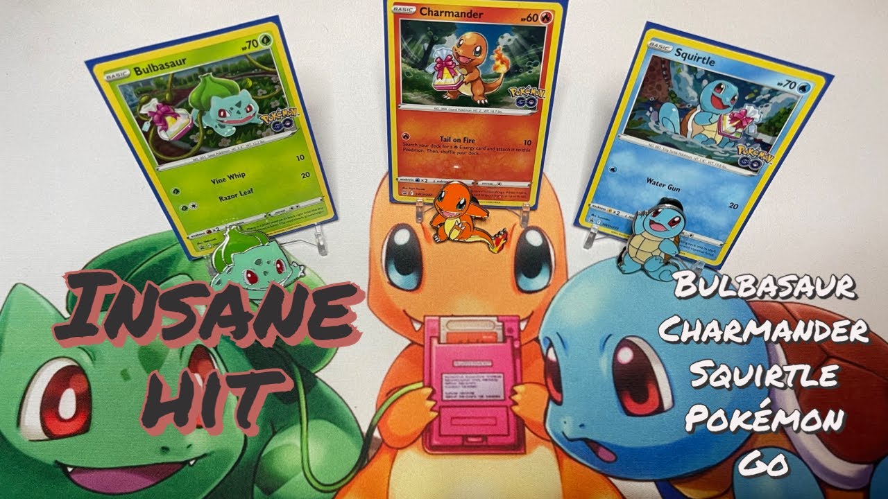 Pokemon Go Starters! Bulbasaur! Charmander! Squirtle! - YouTube