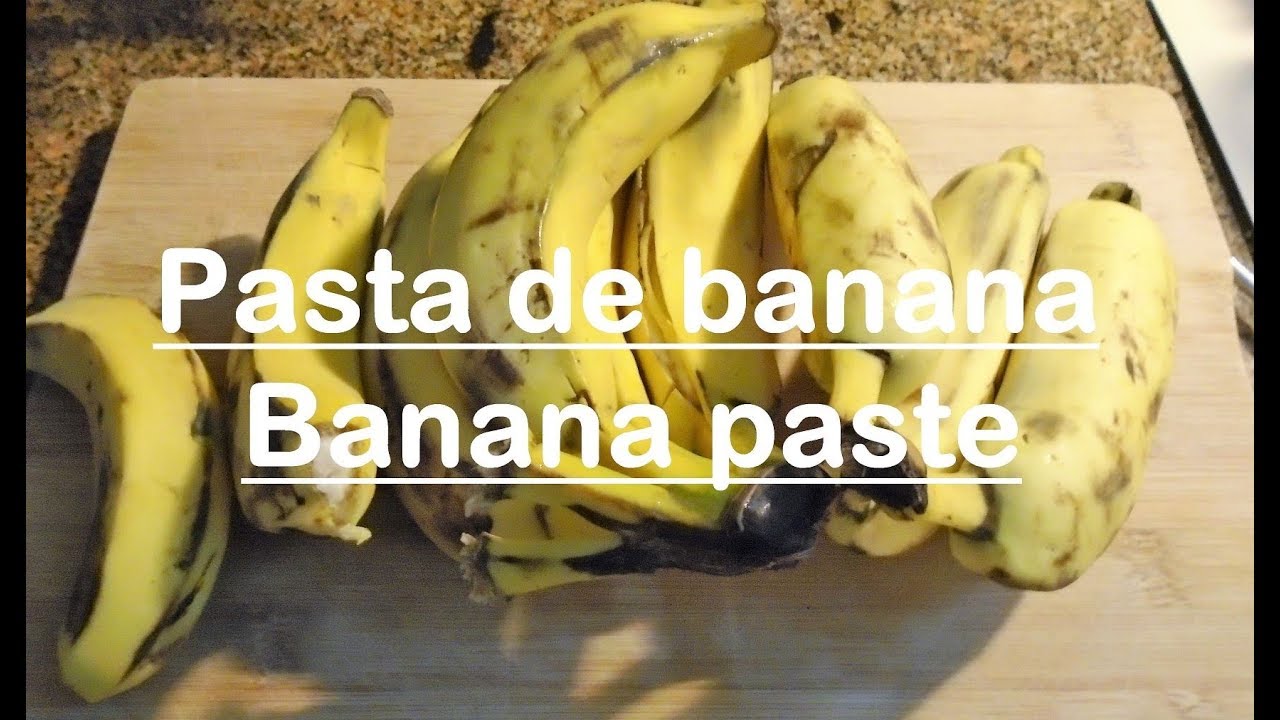 Pasta de banana - passo a passo | Banana paste - step by step - YouTube