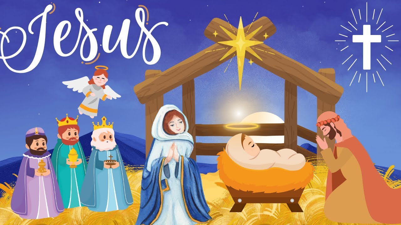 Födelsen Av Jesus Kristus | Julberättelse För Barn | God Jul - YouTube