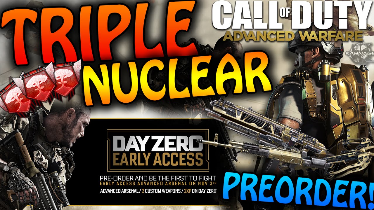 BO2: INSANE "TRIPLE NUCLEAR" on Meltdown - COD: Advanced Warfare "DAY ...