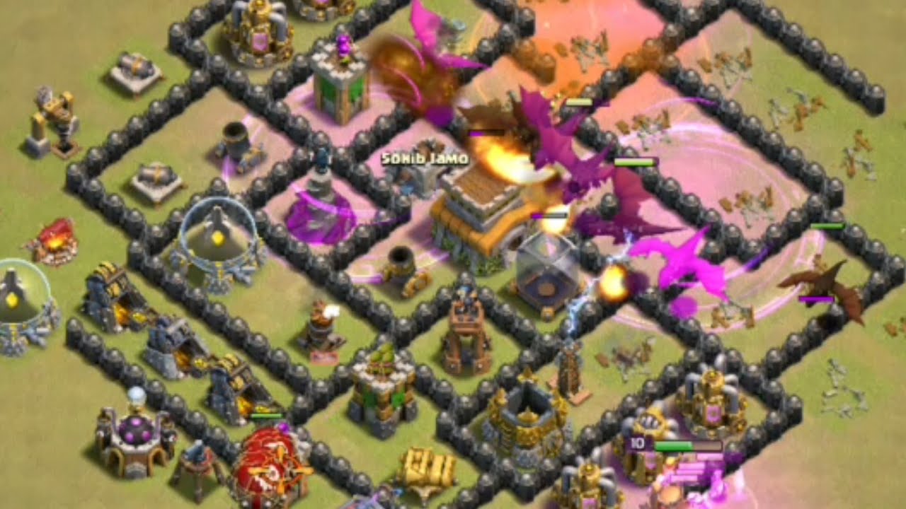 TH8 BEST DRAGON ATTACK STRATEGY | HOW TO USE TH8 DRAGON | CLASH OF ...