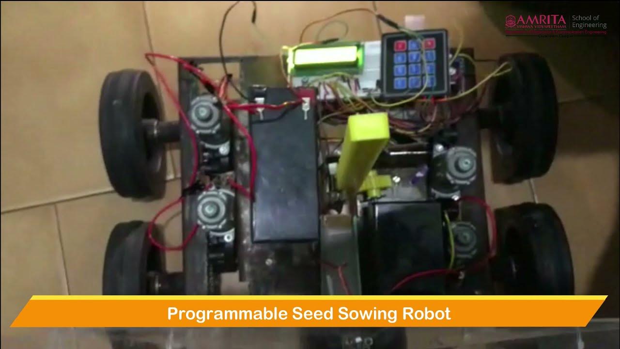 Programmable Seed Sowing Robot - YouTube