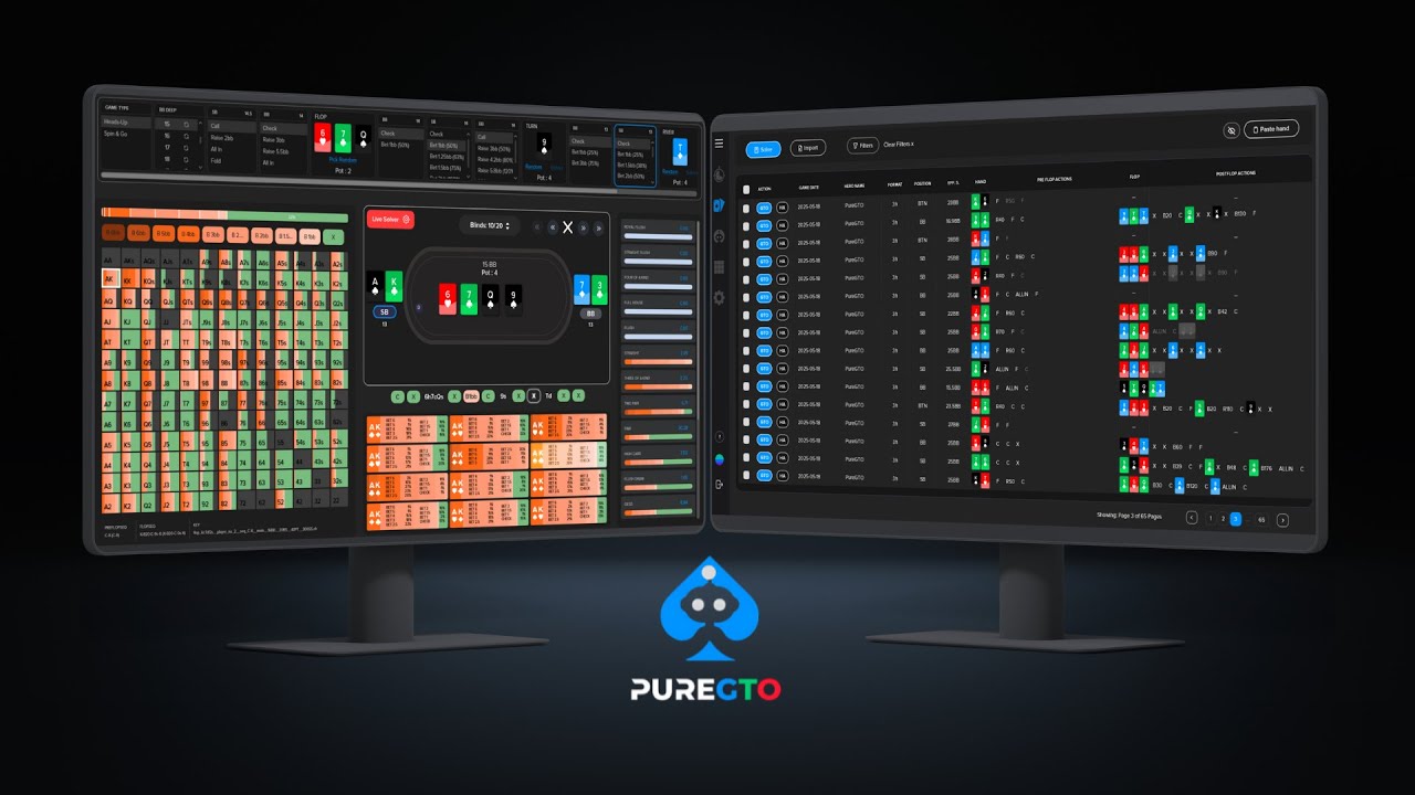 PureGTO | The Ultimate GTO Trainer for Spin & Go Players - YouTube