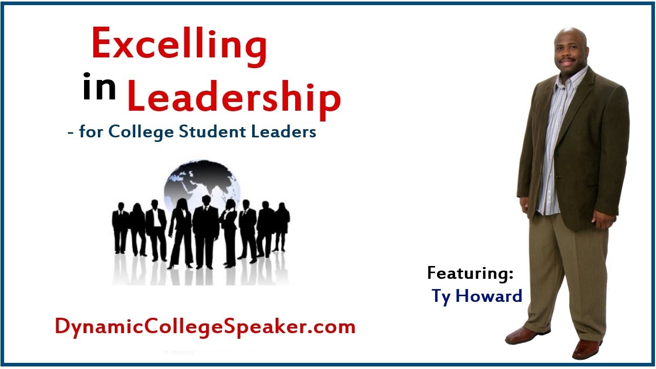 Leadership Speakers for College & University Students Featuring Ty ...