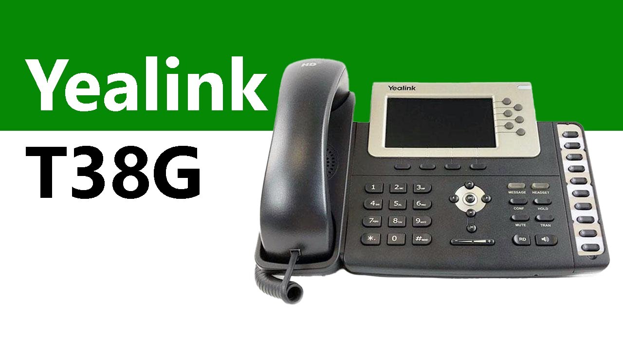 Yealink SIP T38G IP Phone - Product Overview - YouTube