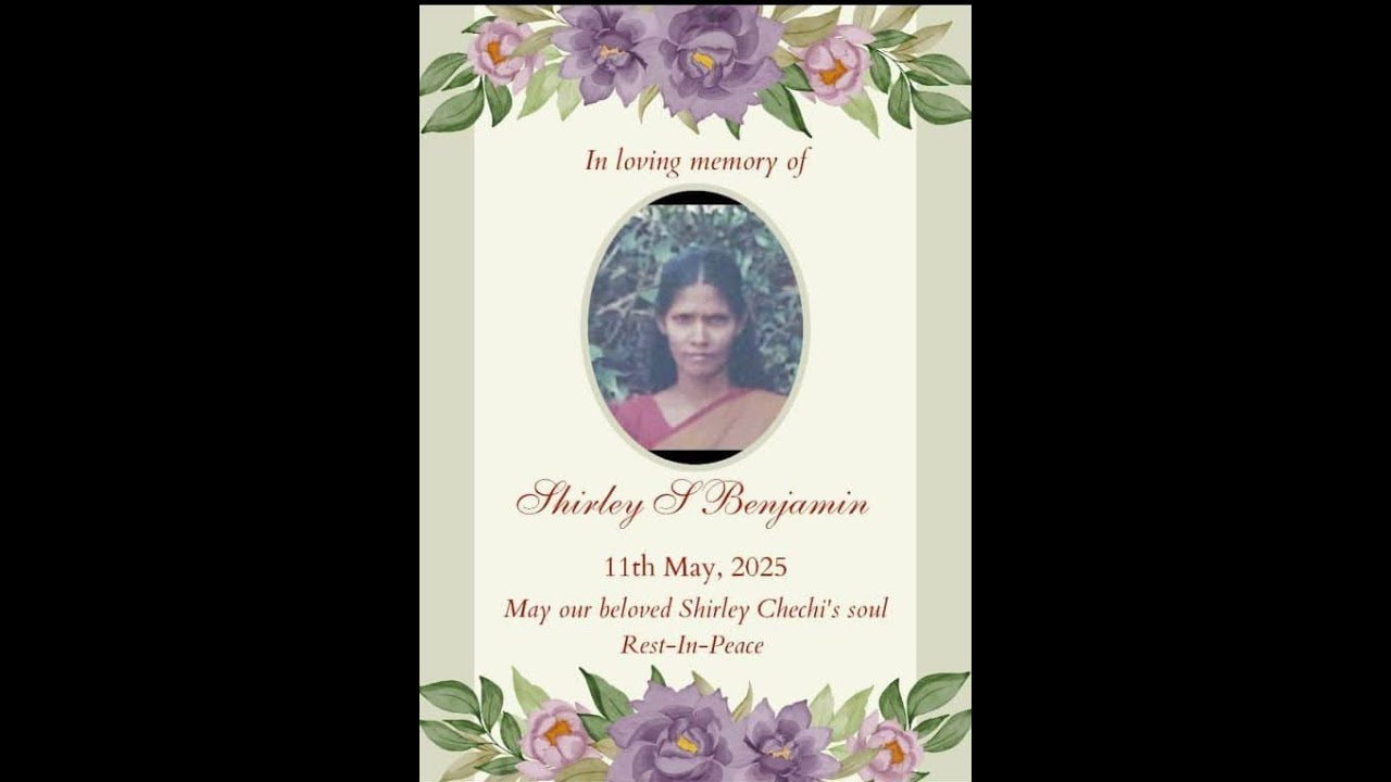 Seventh-day Adventist Central Church - Funeral Service of Mrs Sherly ...