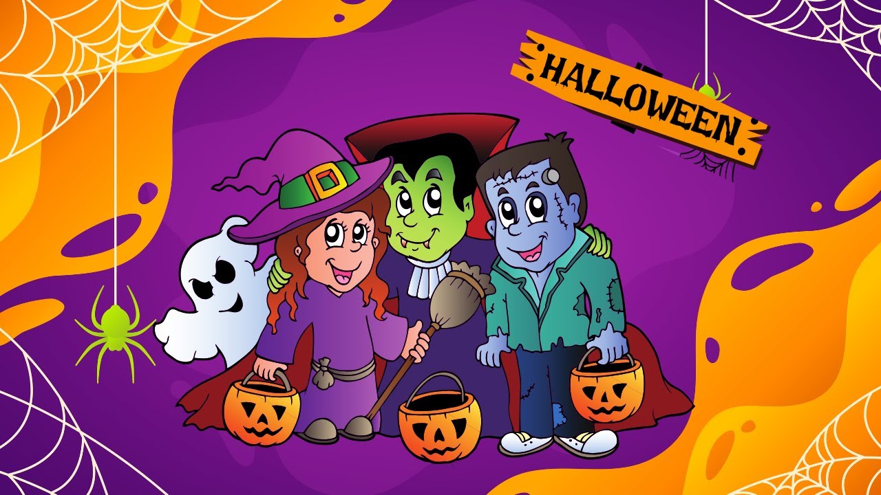 Spooky Fun Halloween Song for Kids | Trick or Treat Nursery Rhymes ...