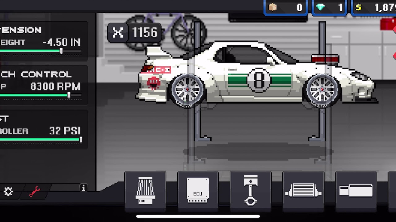 *NEW TUNE* PIXEL CAR RACER SUB 6 SECOND BUILD & TUNE - YouTube