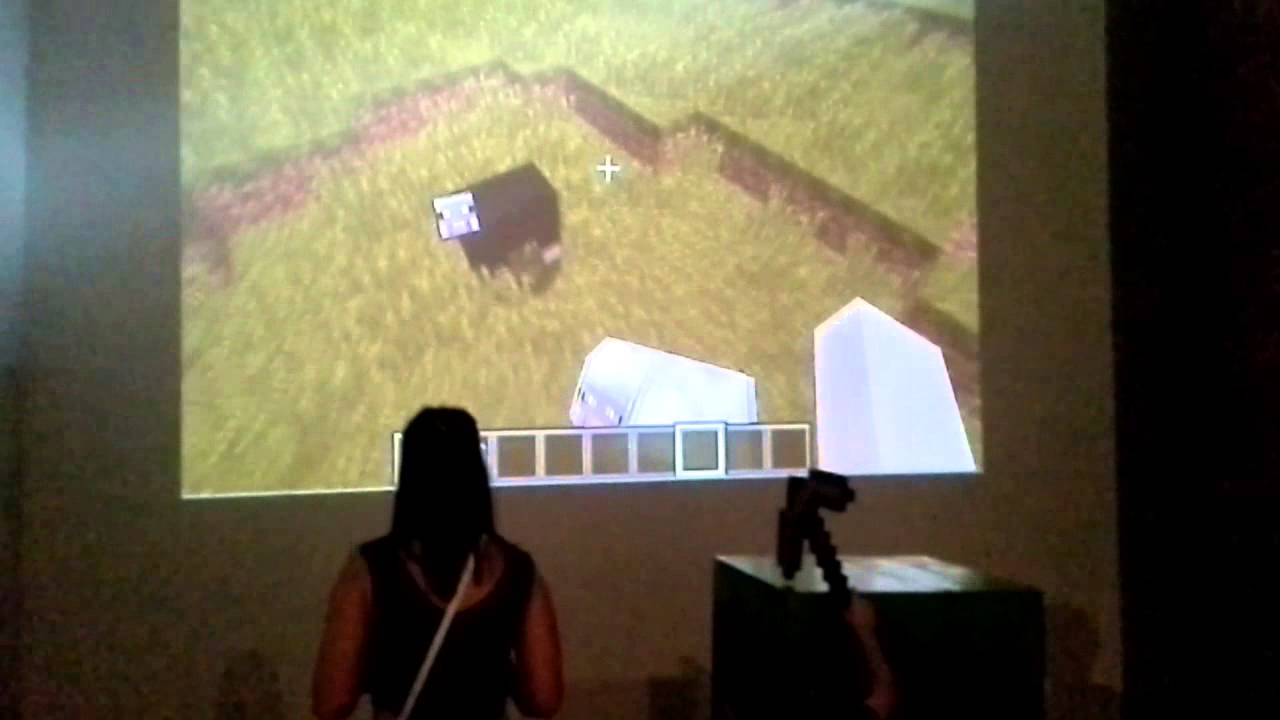 Interactive Minecraft interface in action! - YouTube