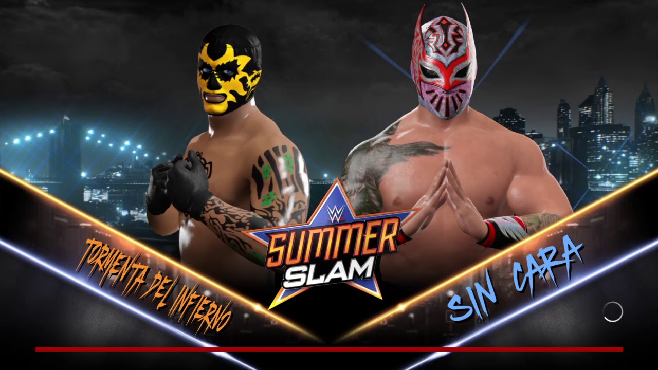 Tormenta del Infierno vs Sin Cara [WWE 2K17] - YouTube