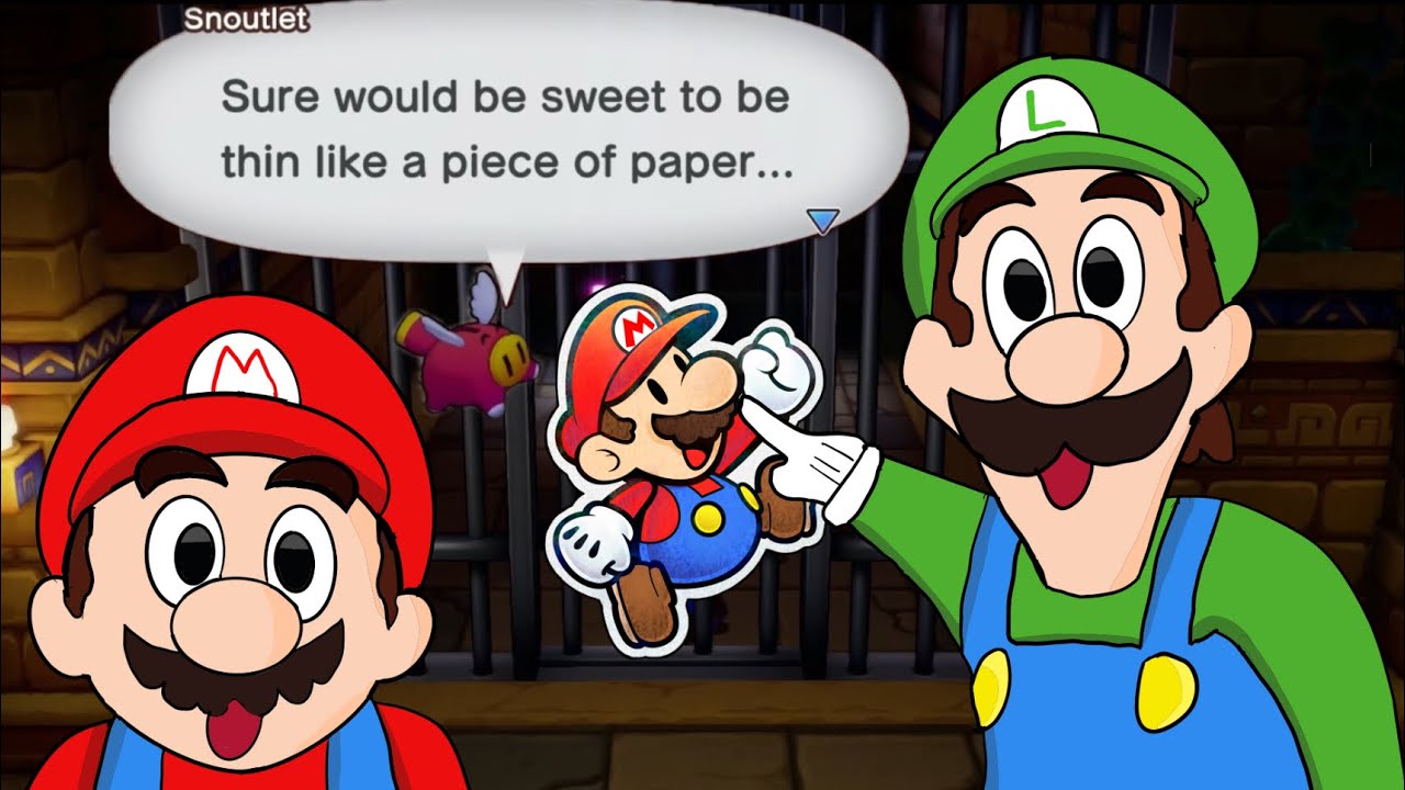 Paper Mario Reference in Mario & Luigi Brothership! - YouTube
