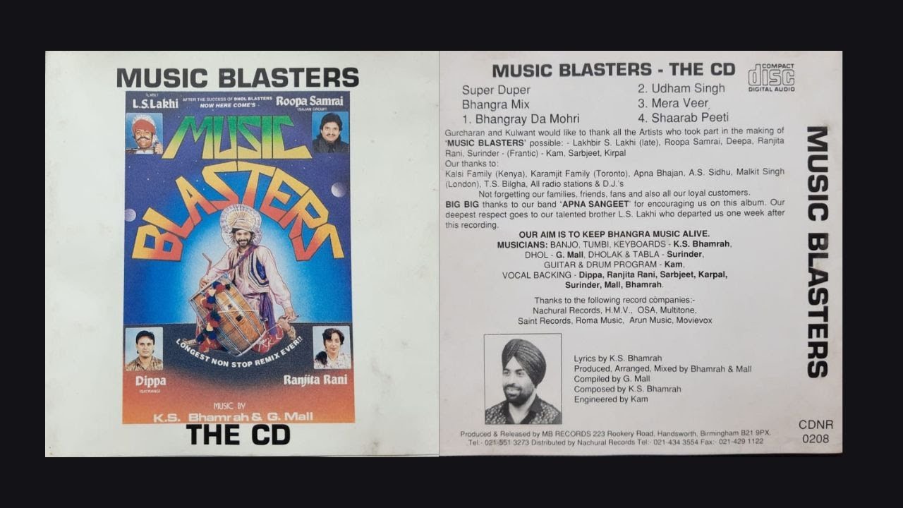 Music Blaster K.S.Bhamrah G.Mall L.S.Lakhi Roop Samrai Dippa Ranjit ...