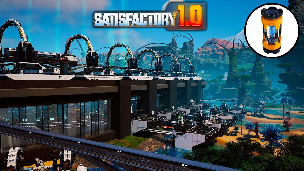 producing 60 Power Shards PER MINUTE in satisfactory 1.0 - YouTube