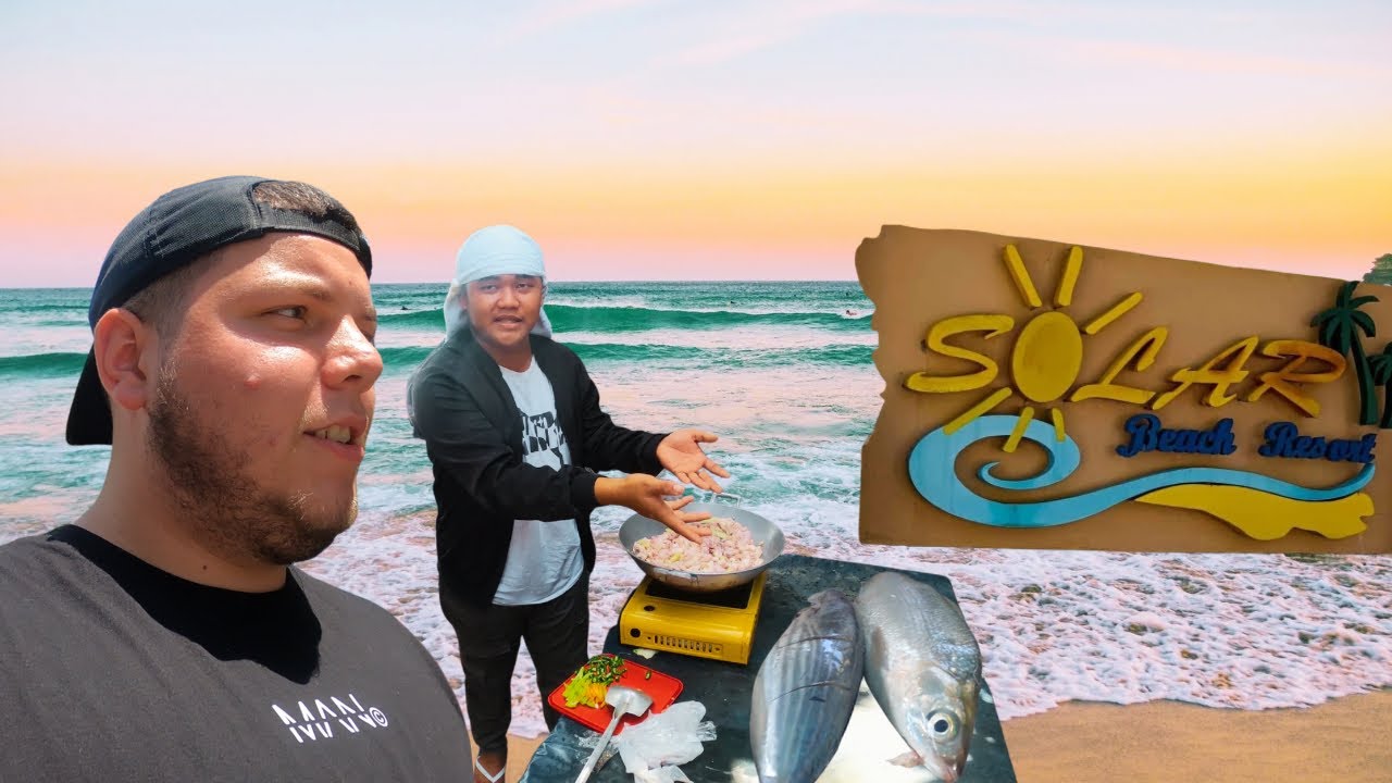 COOKING TRADITIONAL FILIPINO FOOD AT SOLAR BEACH - YouTube
