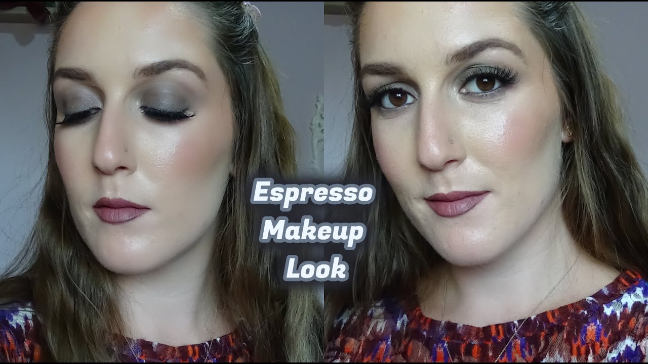 Espresso ή ελληνικο καφε μακιγιαζ | Zoi M ZoiLovesTheGlitter - YouTube