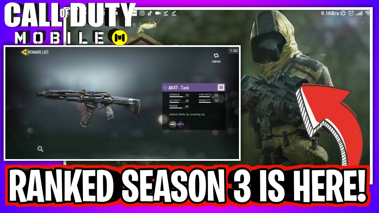 *SEASON 3 IS HERE RANKED CALL OF DUTY MOBILE UPDATE • COD MOBILE RANK ...