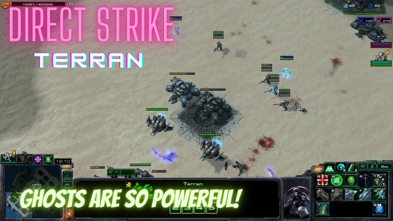 Starcraft 2 Direct Strike: Ghosts Are So Powerfull! - YouTube