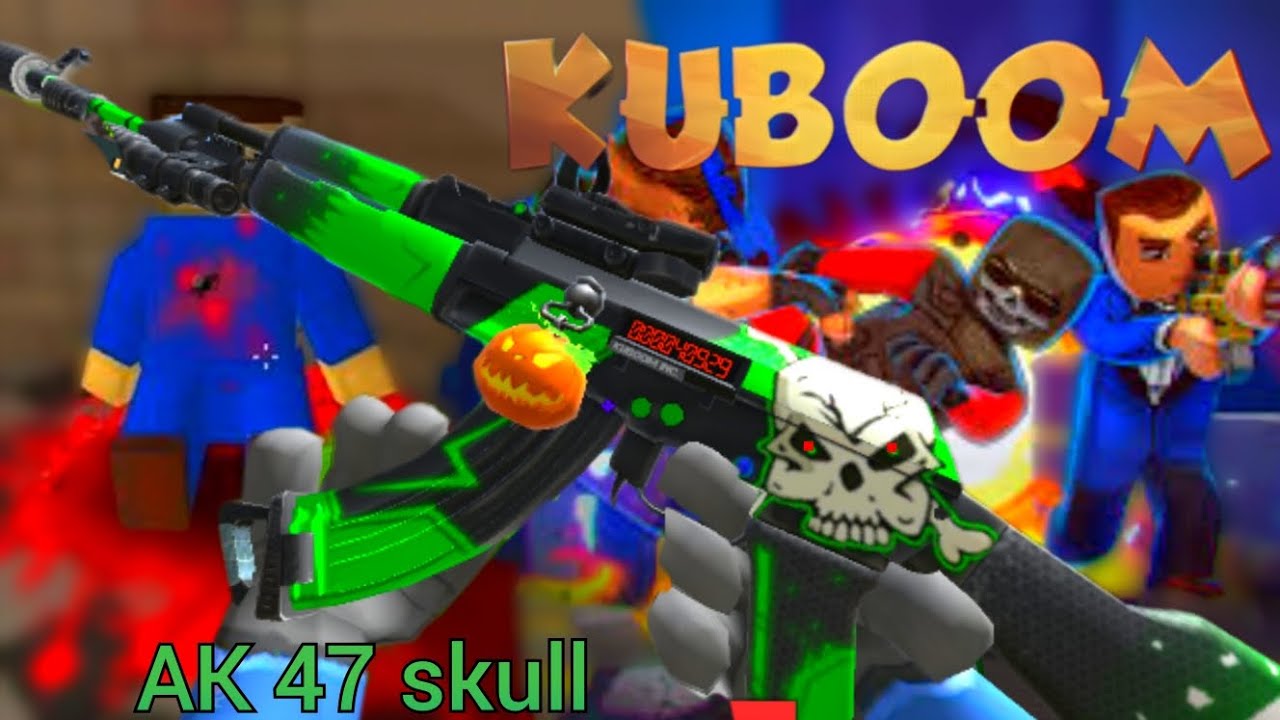 #kuboom 3D gameplay 😋 AK 47 skull 😱😱team deathmatch 🚨 não perca 🚨 - YouTube