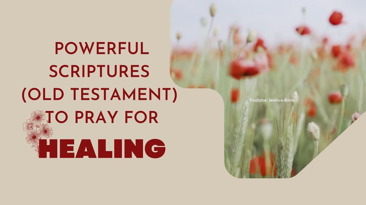 Powerful Scriptures Old Testament to Pray for HEALING #prayer # ...