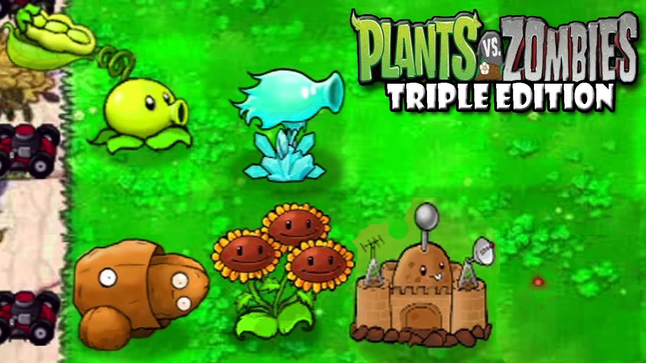 Plants vs. Zombies Triple Edition DEMO l Adventure level 1-1 to 1-5 l ...
