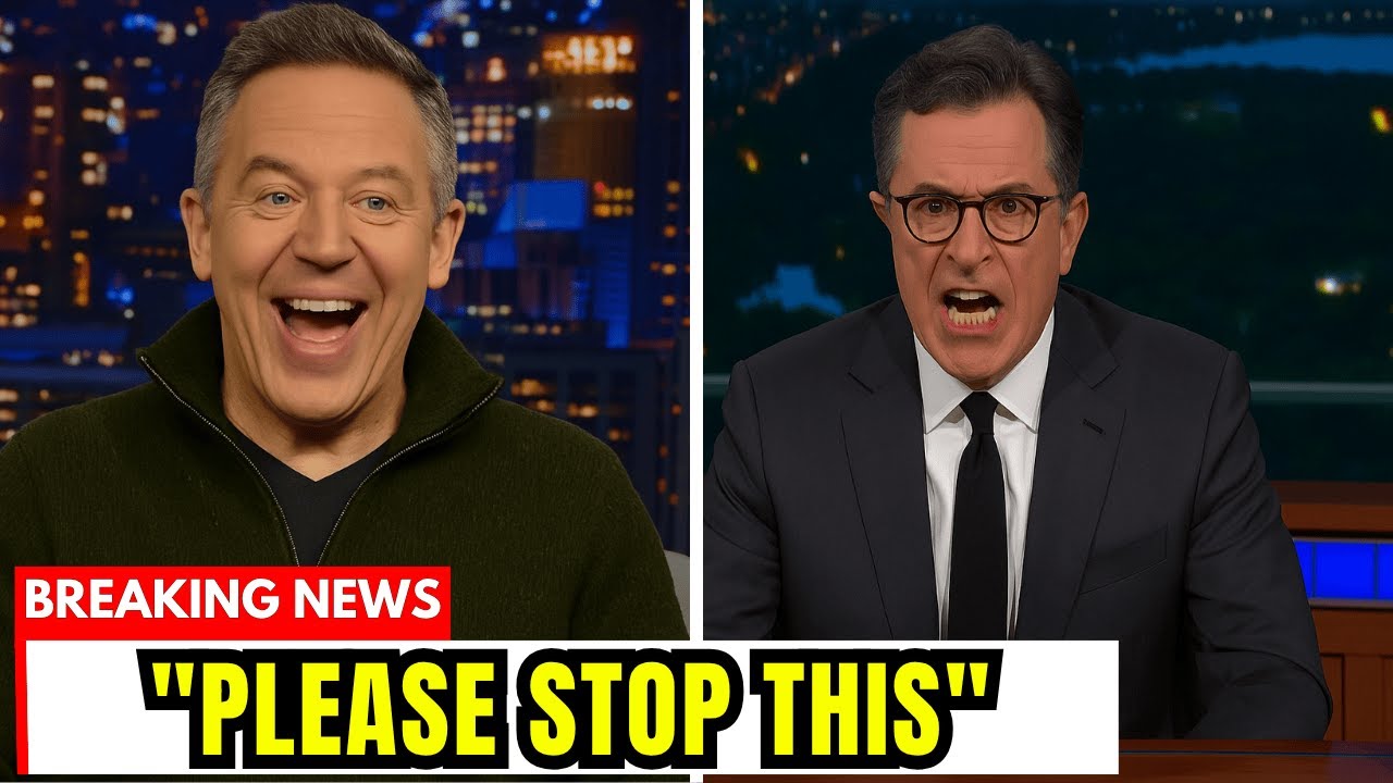 Stephen Colbert ERUPTS After Greg Gutfeld EXPOSES Him On LIVE TV - YouTube