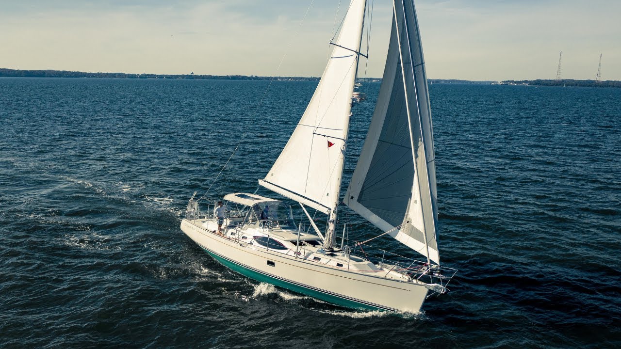 Passport Yachts 545 | Walkthrough Yacht Tour with Grady Byus - YouTube