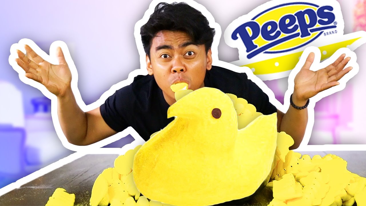 DIY GIANT PEEPS! (WORLD RECORD 5+ LBS!) - YouTube