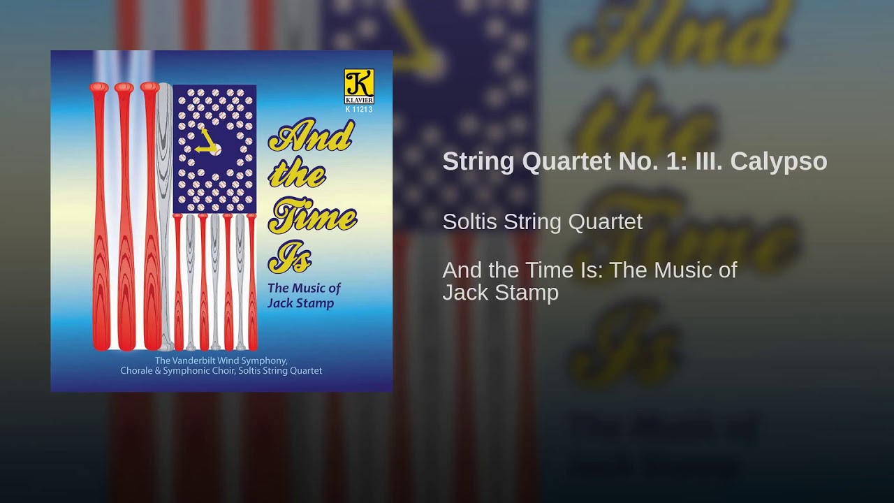 Jack Stamp: String Quartet No 1. - III. Calypso (Soltis String Quartet) - YouTube