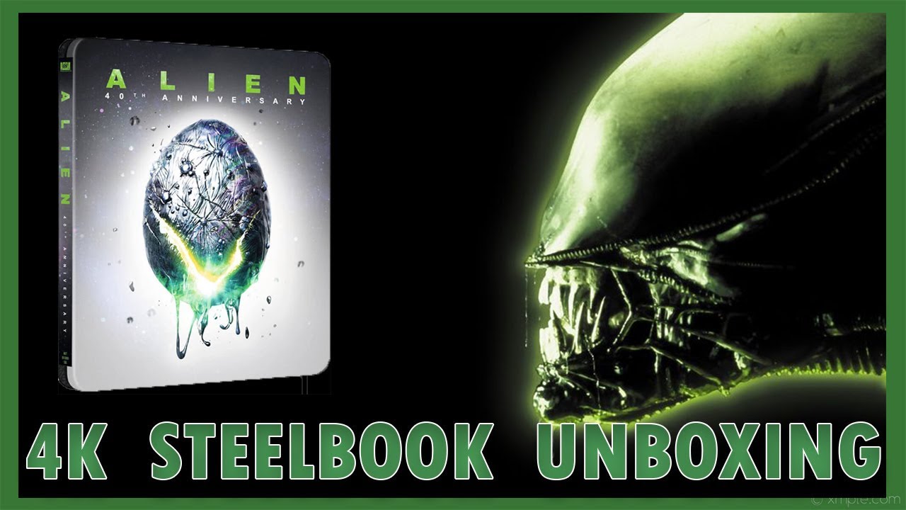Alien 4K UHD Blu-Ray Zavvi Exclusive Steelbook Unboxing - YouTube