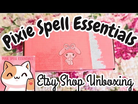 Pixie Spell Essentials Etsy Shop Unboxing Haul | Small Business - YouTube