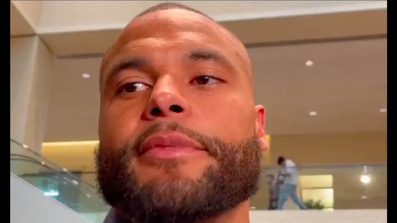 Dak Prescott near tears "Hurt" over losing Ezekiel Elliott - YouTube