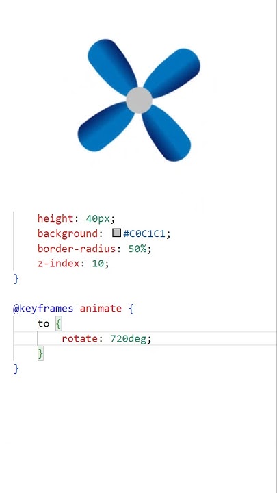 Rotating Fan Animation With Html Css M A Developer Htmlcss Shorts Short Cssanimation Youtube