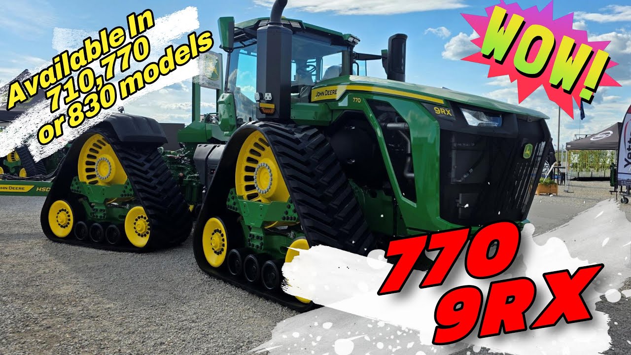 John Deere 770 9RX High Horse Powered 4 Trac Tractor That Doesn't Need ...