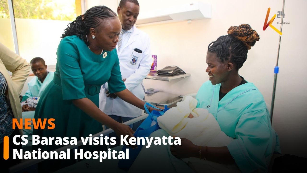 CS Barasa visits Kenyatta National Hospital over SHA services - YouTube