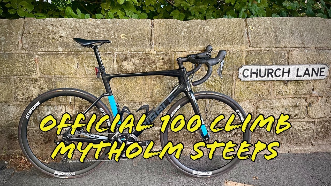 Taking the Ribble Endurance SL over Mytholm steeps Top 100 Climb - YouTube