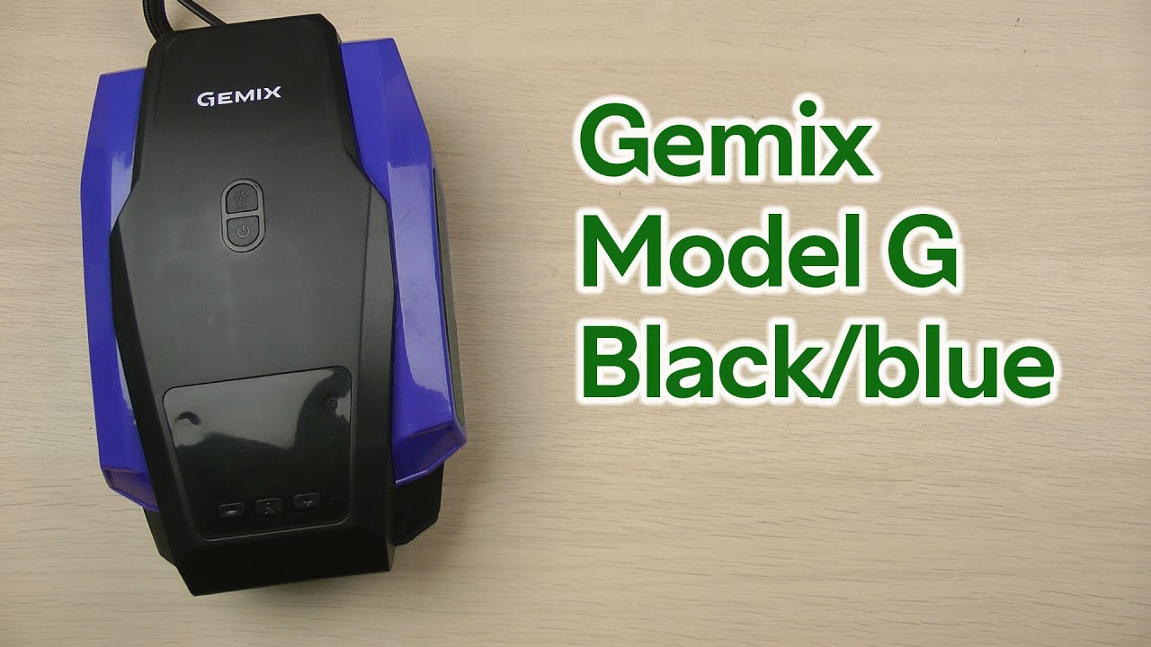 Розпаковка Gemix Model G Black/blue - YouTube