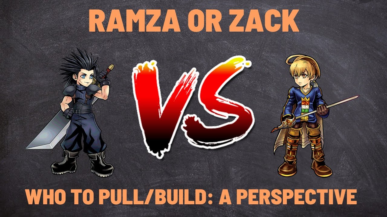 DFFOO GL, Ramza VS Zack, who is more deserving of your resources? (With ...