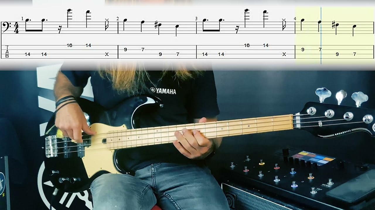 BASS COVER TABS | U2 - Atomic City #u2 #basscover #basstab - YouTube