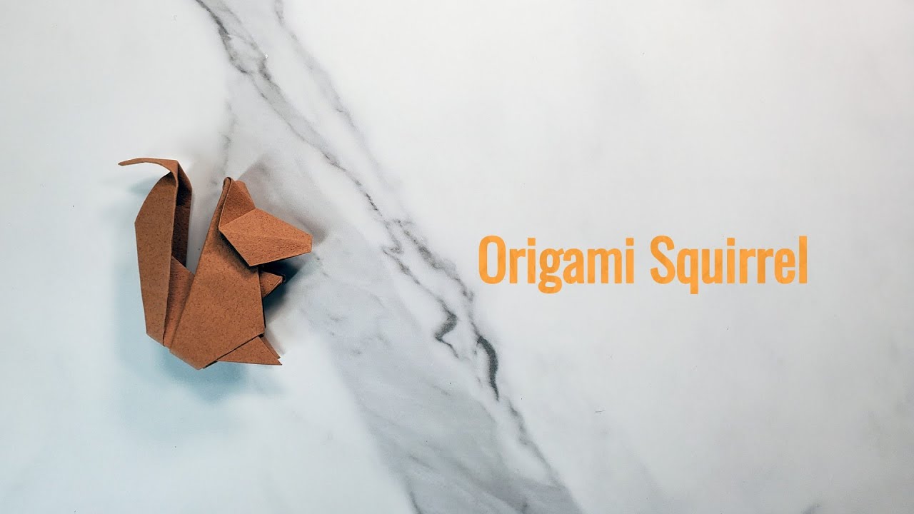 Easy Origami Squirrel - How-To | Step by Step Tutorial | DIY Craft ...