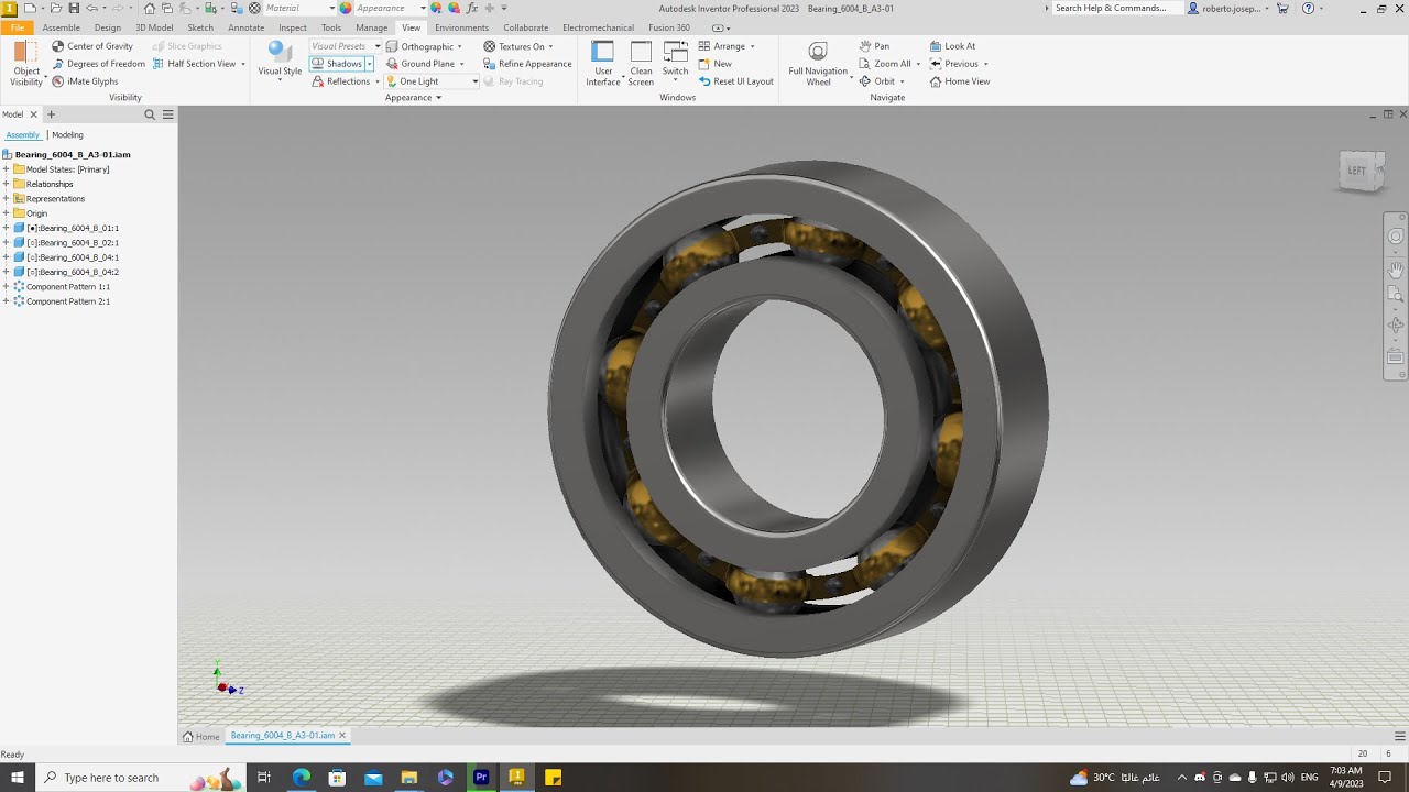 Tutorial 01_Designing a Bearing _6004 - YouTube