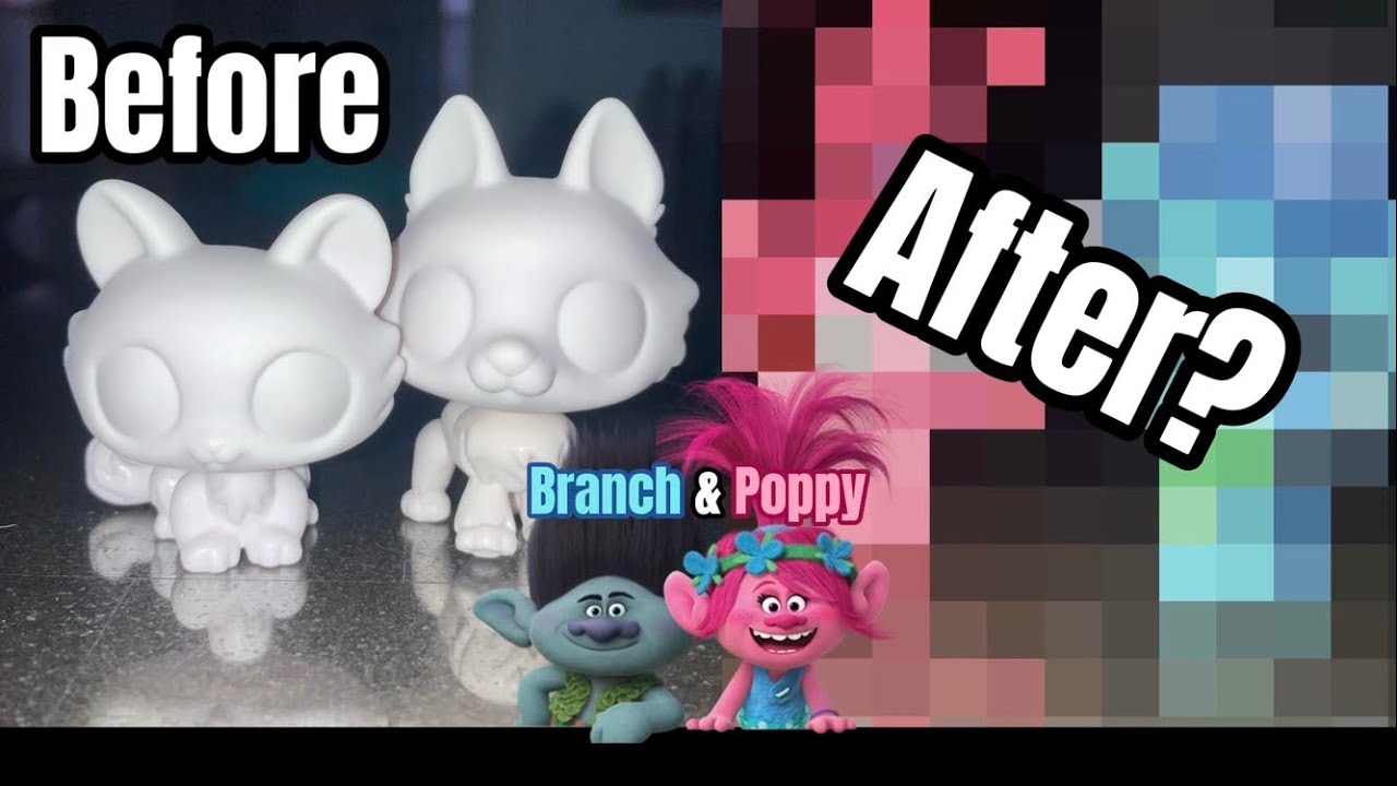 Branch and Poppy as LPS!! |LPS Makeover| Episode 2 - YouTube