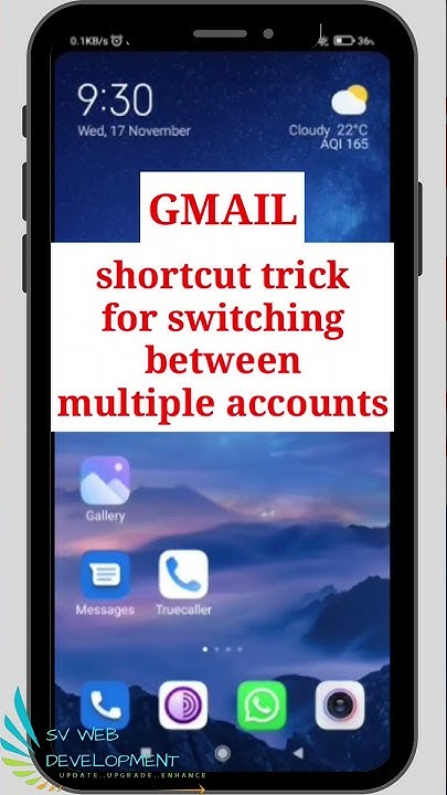 Trick to Switch Between Multiple Gmail Accounts - Shortcut - YouTube