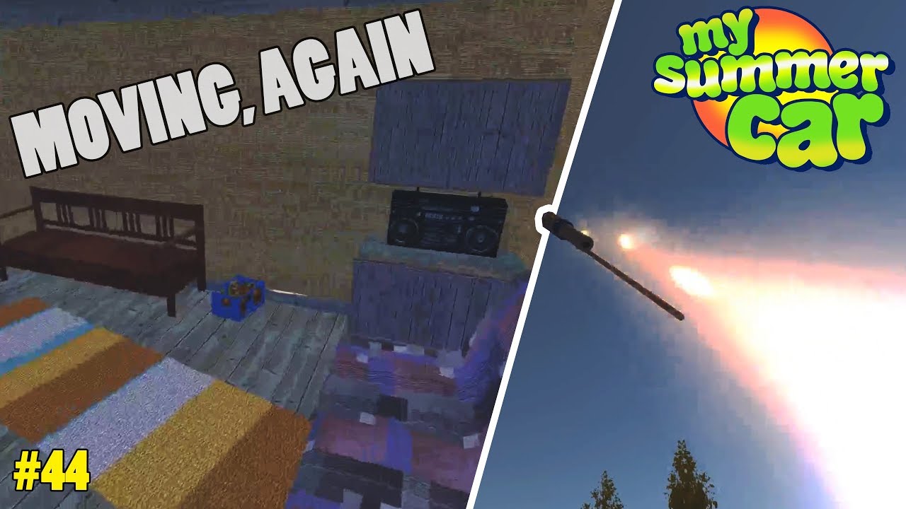 Moving Into the New Cabin - Fireworks! | My Summer Car - YouTube